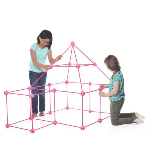 Crazy Forts: Princess Playset (Pink) | For the young builder in your home!